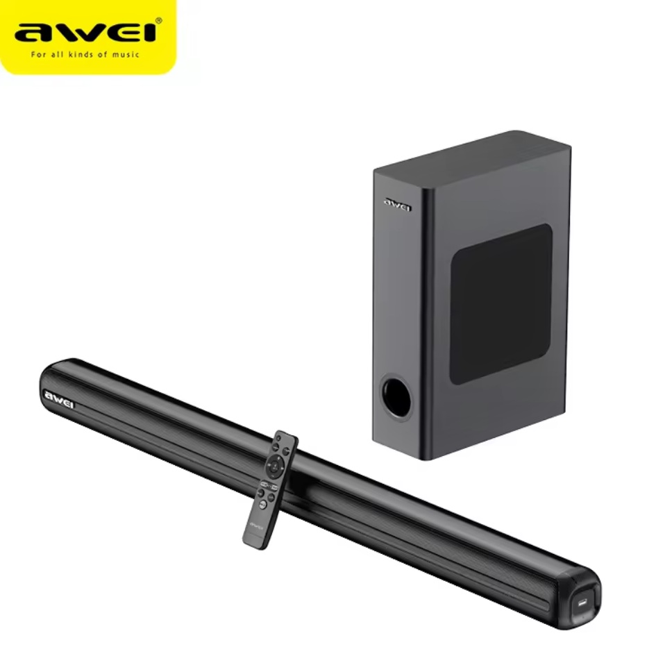 Awei Y520 Wireless Bluetooth Soundbar With Subwoofer | Rimedia