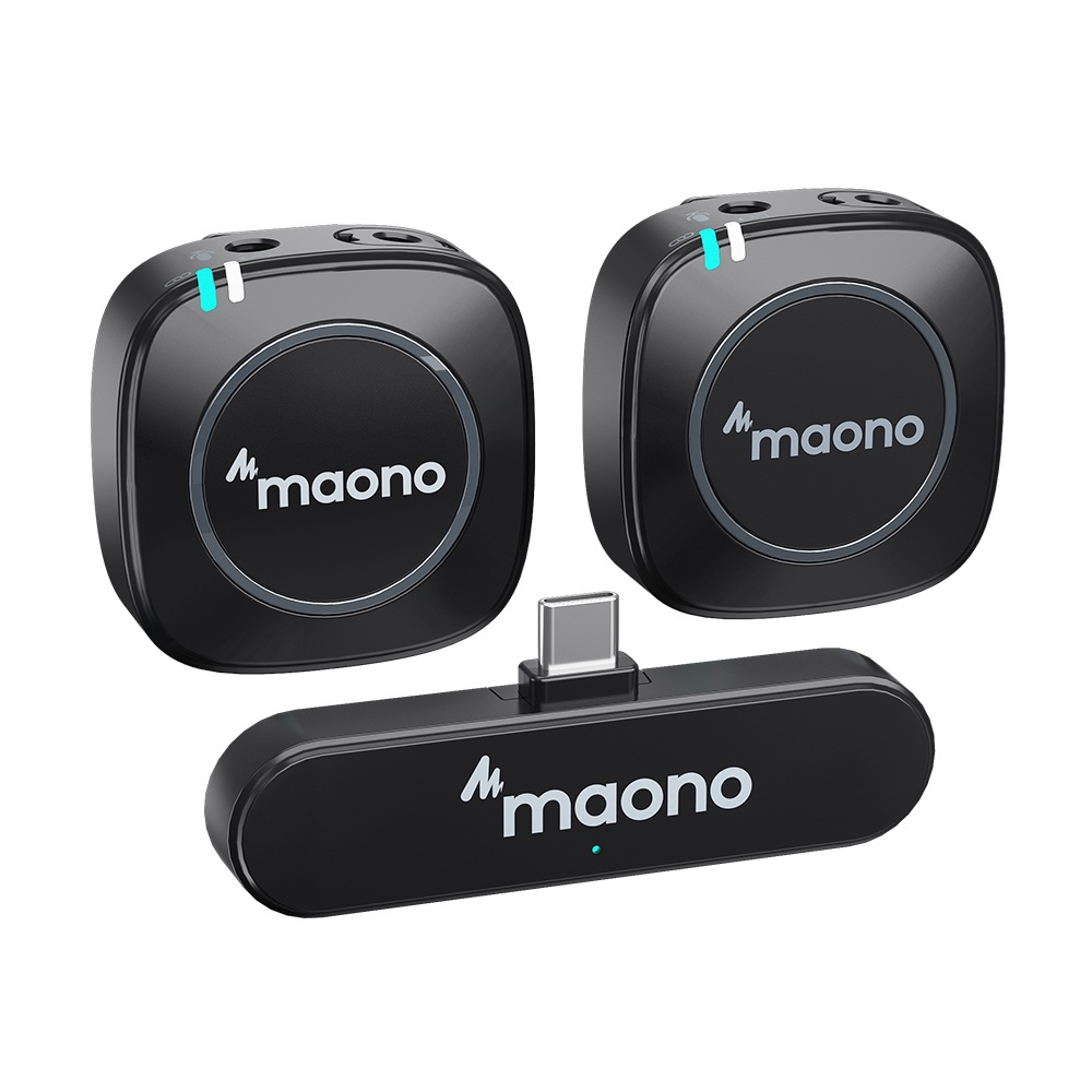 Maono Wireless Microphone System WM820C2 Type-C Connection | Rimedia