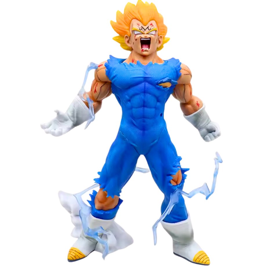 Dragon Ball Z GK Majin Vegeta Super Saiyan Self-Exploding Figure 27cm ...