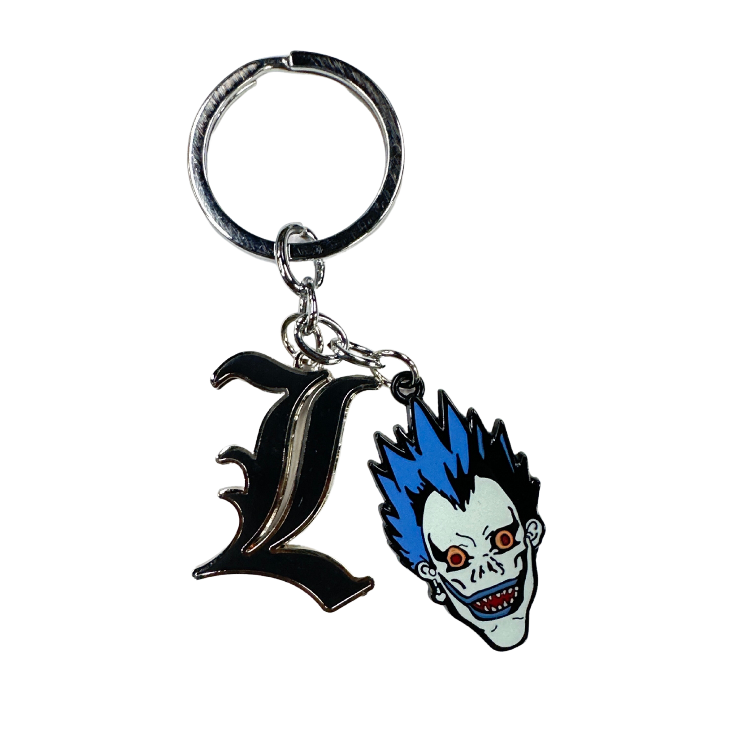 Death Note Ryuk And L Metal Keychain | Rimedia
