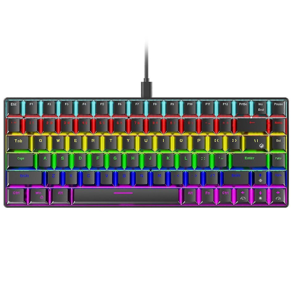 ZIYOULANG K84 60% Mechanical Keyboard RGB BACKLIGHT Black (Blue Switch ...